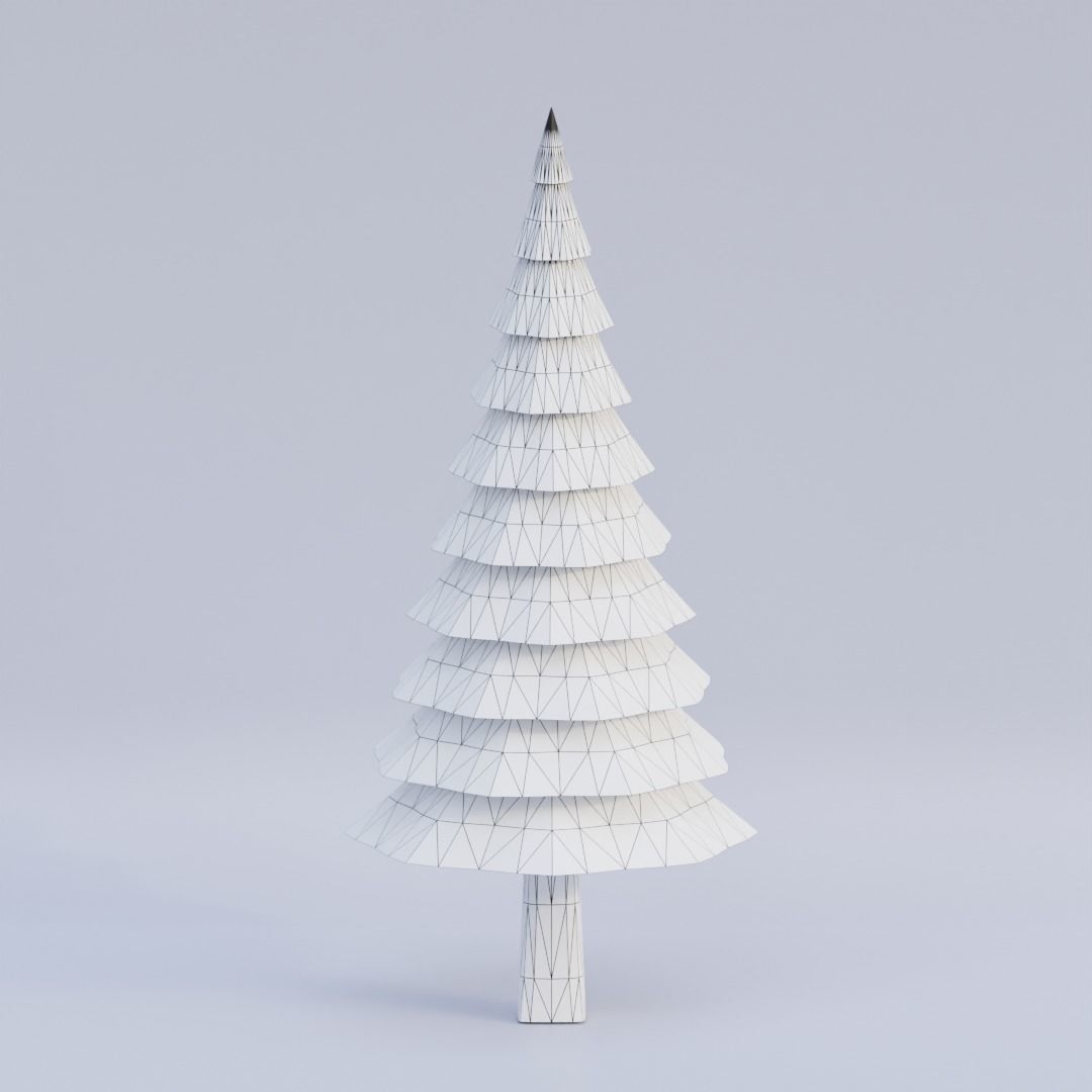 3D model Fir-trees VR / AR / low-poly | CGTrader