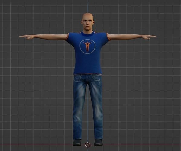 3D Male Character free 3D model | CGTrader