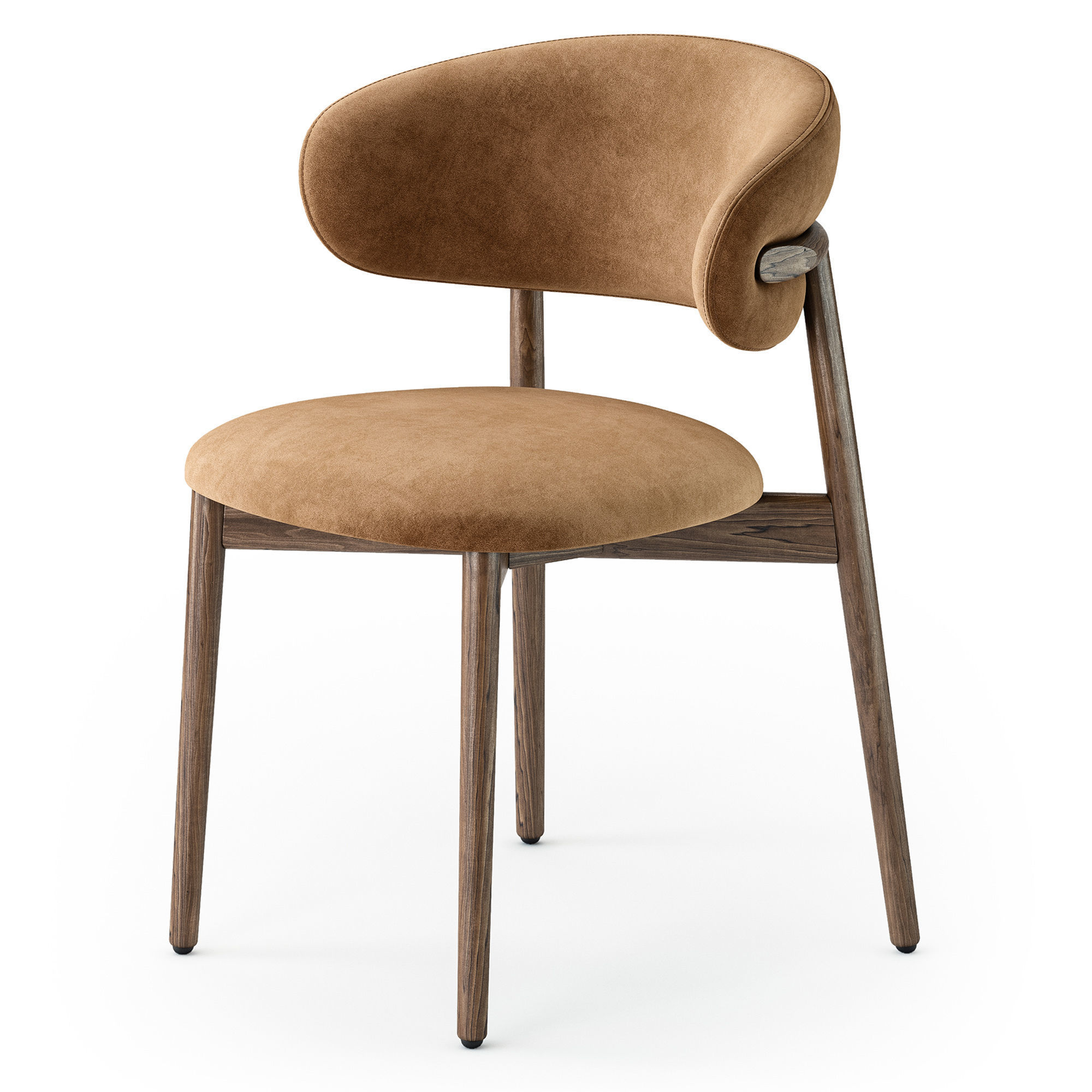 Calligaris Oleandro wood chair 3D model | CGTrader