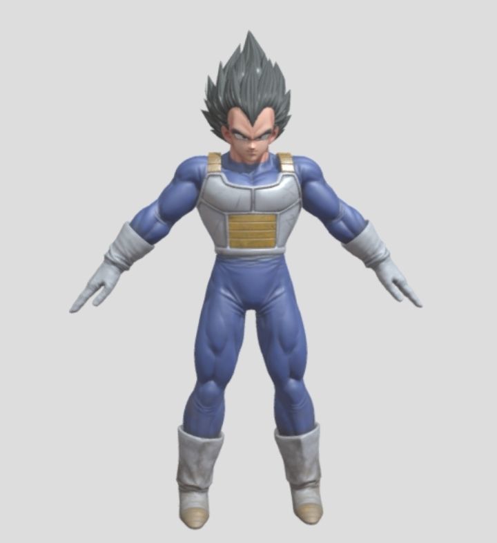 3D model Vegeta jump force 3D model VR / AR / low-poly | CGTrader