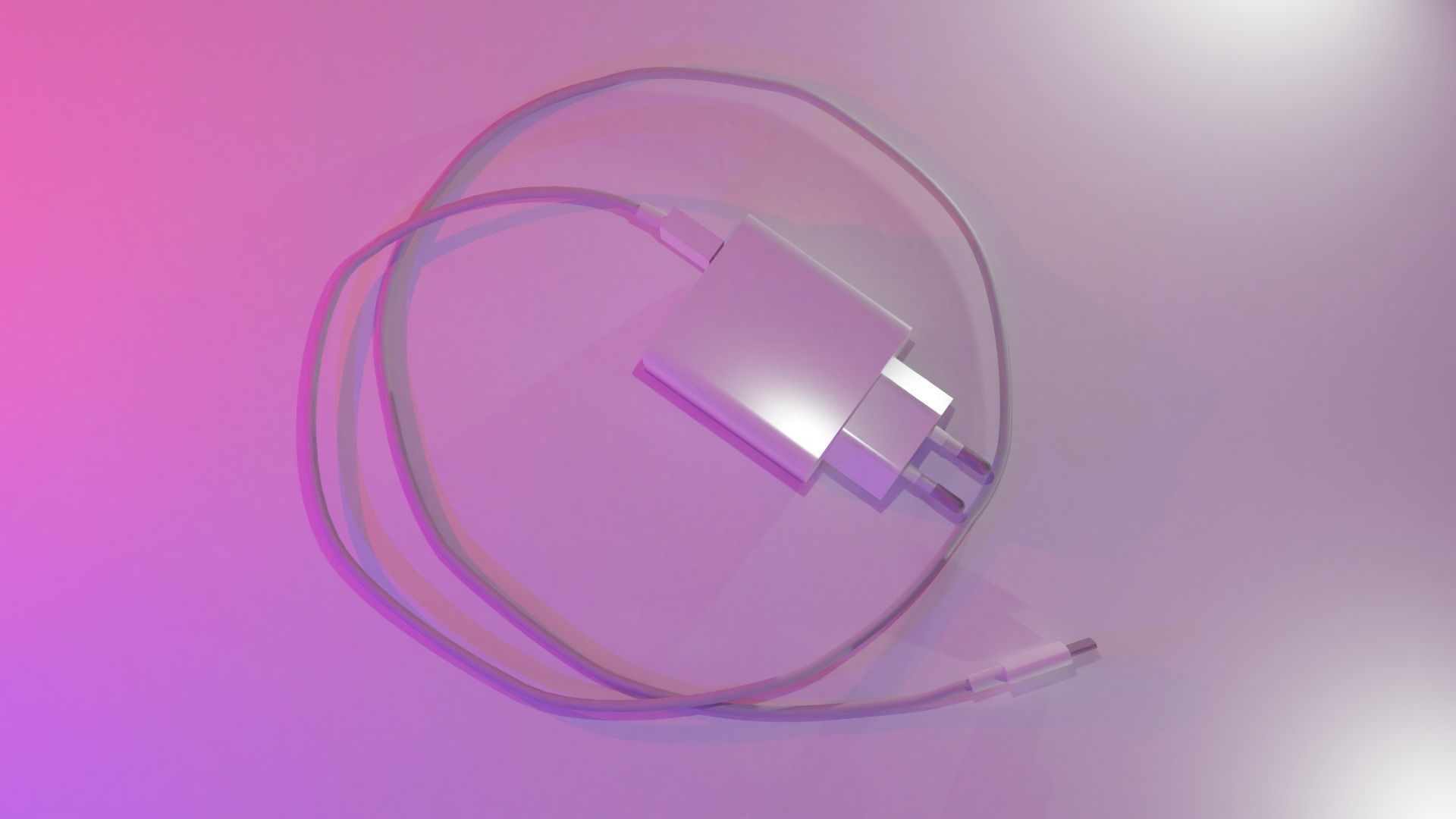 TYPE C Charger free 3D model | CGTrader