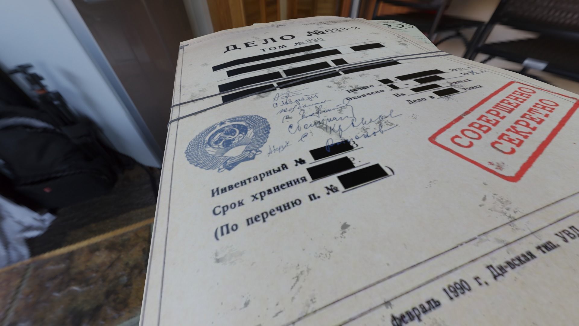 3D model old secret scp document files folder VR / AR / low-poly | CGTrader