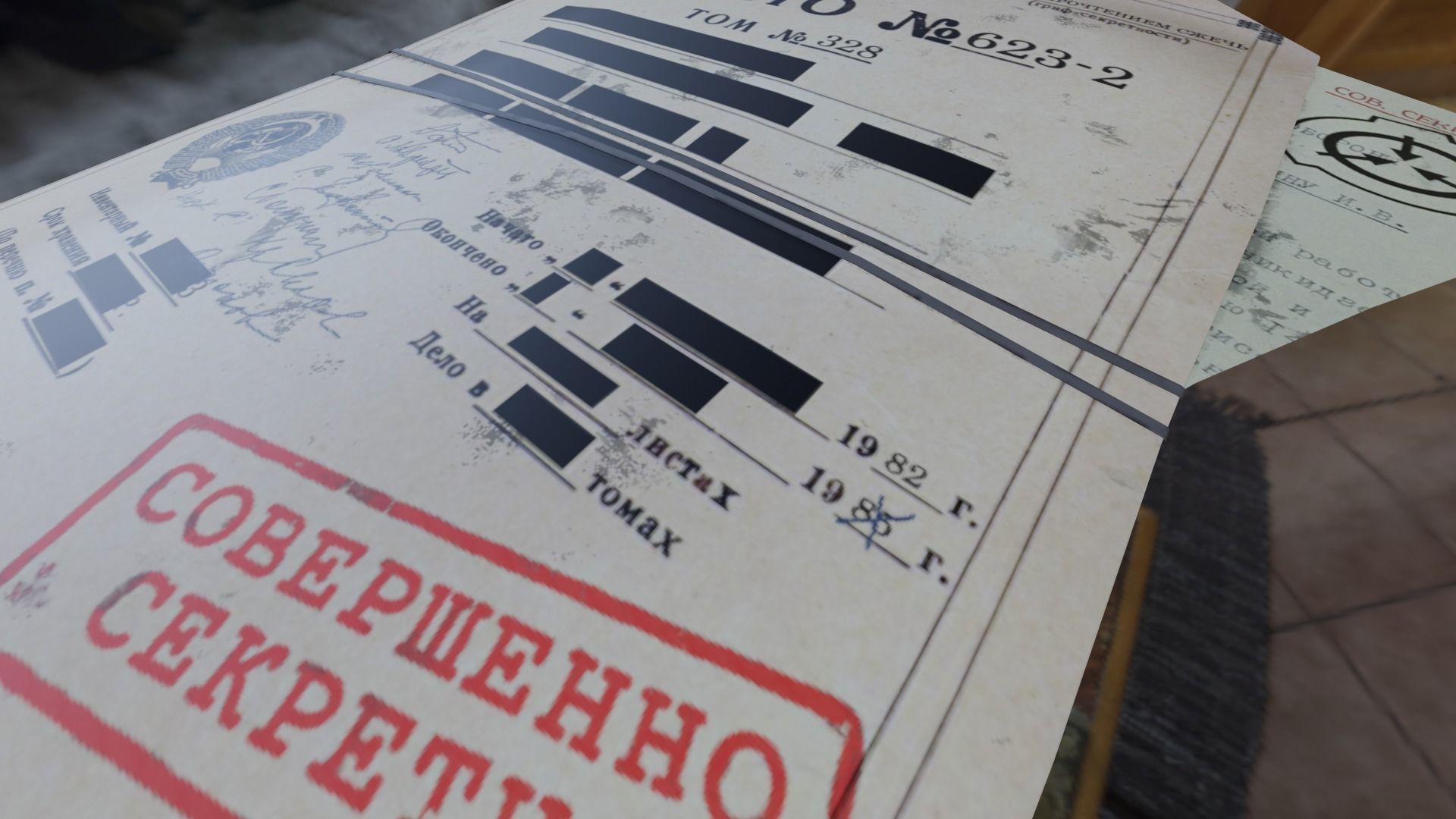 3D model old secret scp document files folder VR / AR / low-poly | CGTrader