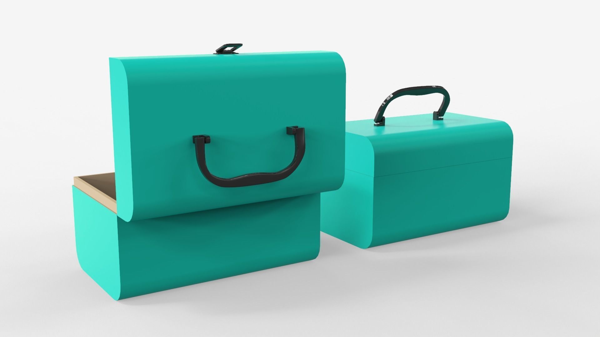 Children Cardboard Chest Suitcase 3D model | CGTrader
