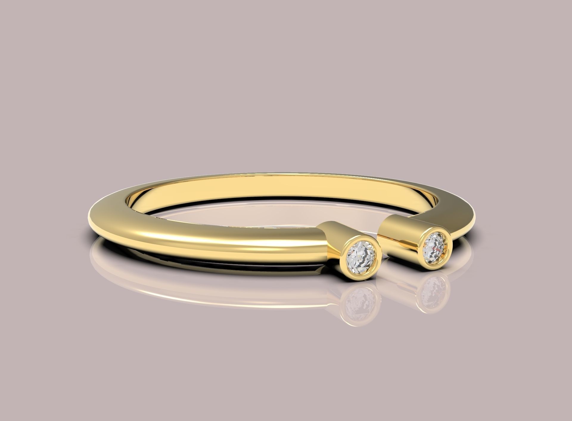 gold 2 gems 3D model 3D printable | CGTrader