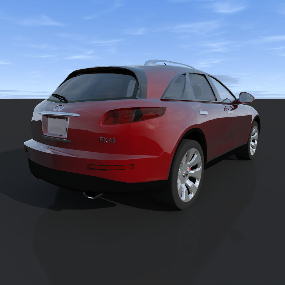 Infiniti FX45 free 3D model | CGTrader