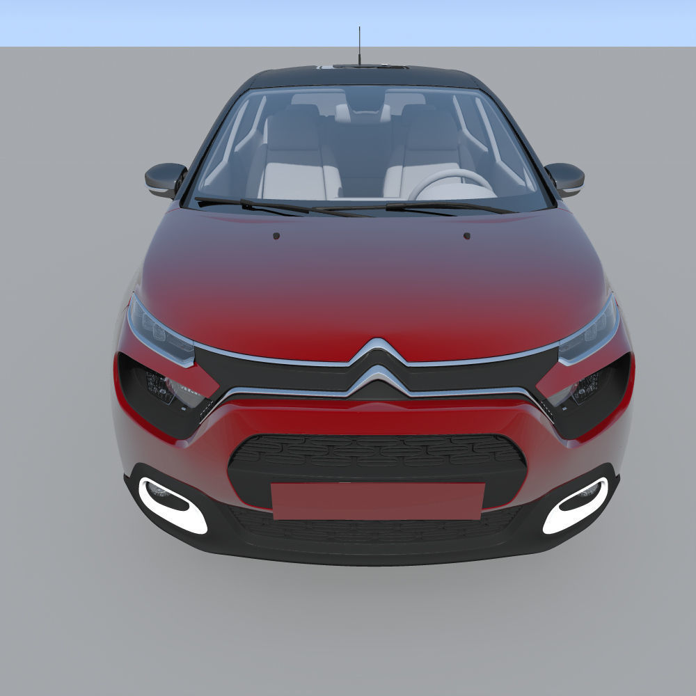 Citroen C3 2020 free 3D model | CGTrader