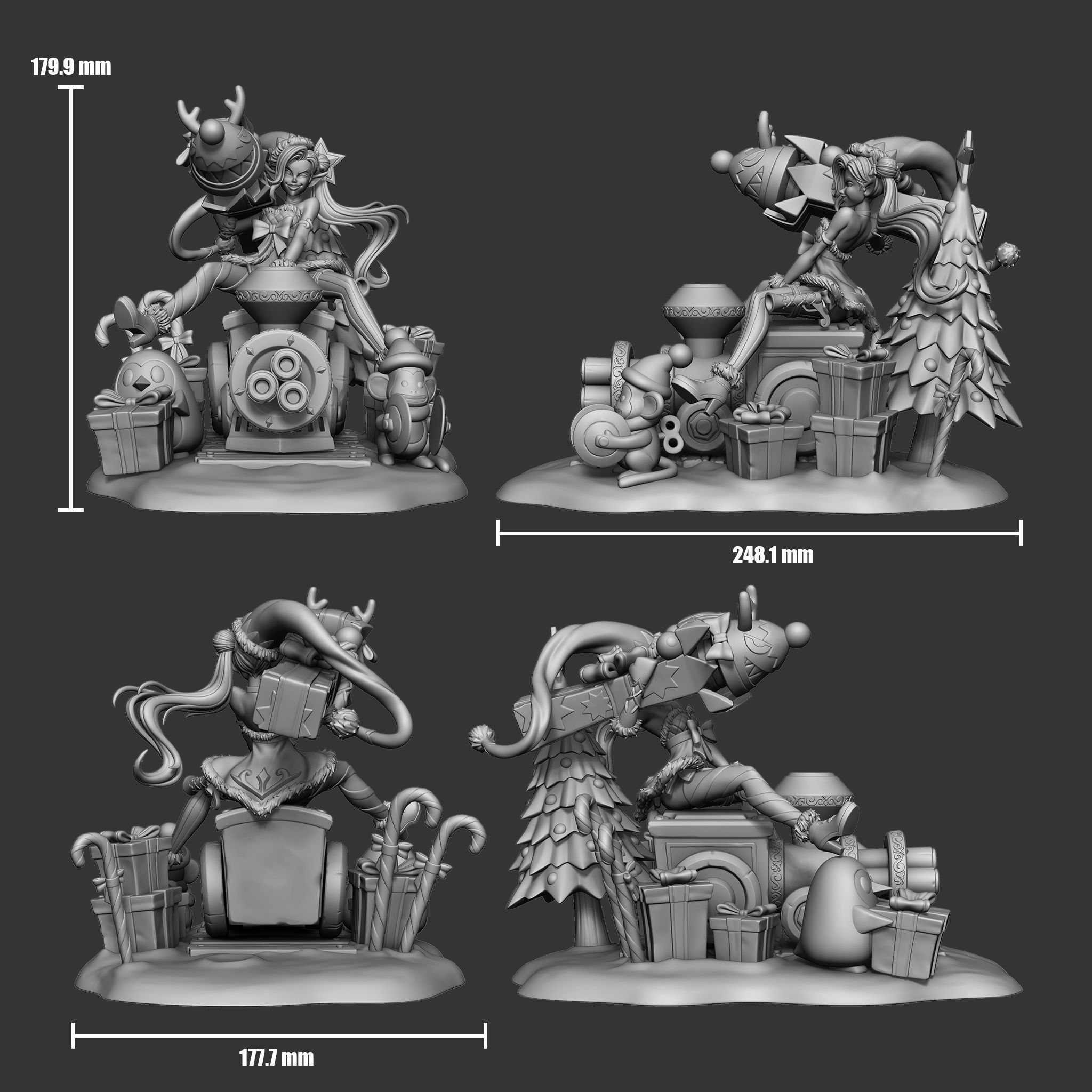 League of Legends Jinx The Ambitious Elf Skin 3D model 3D printable ...