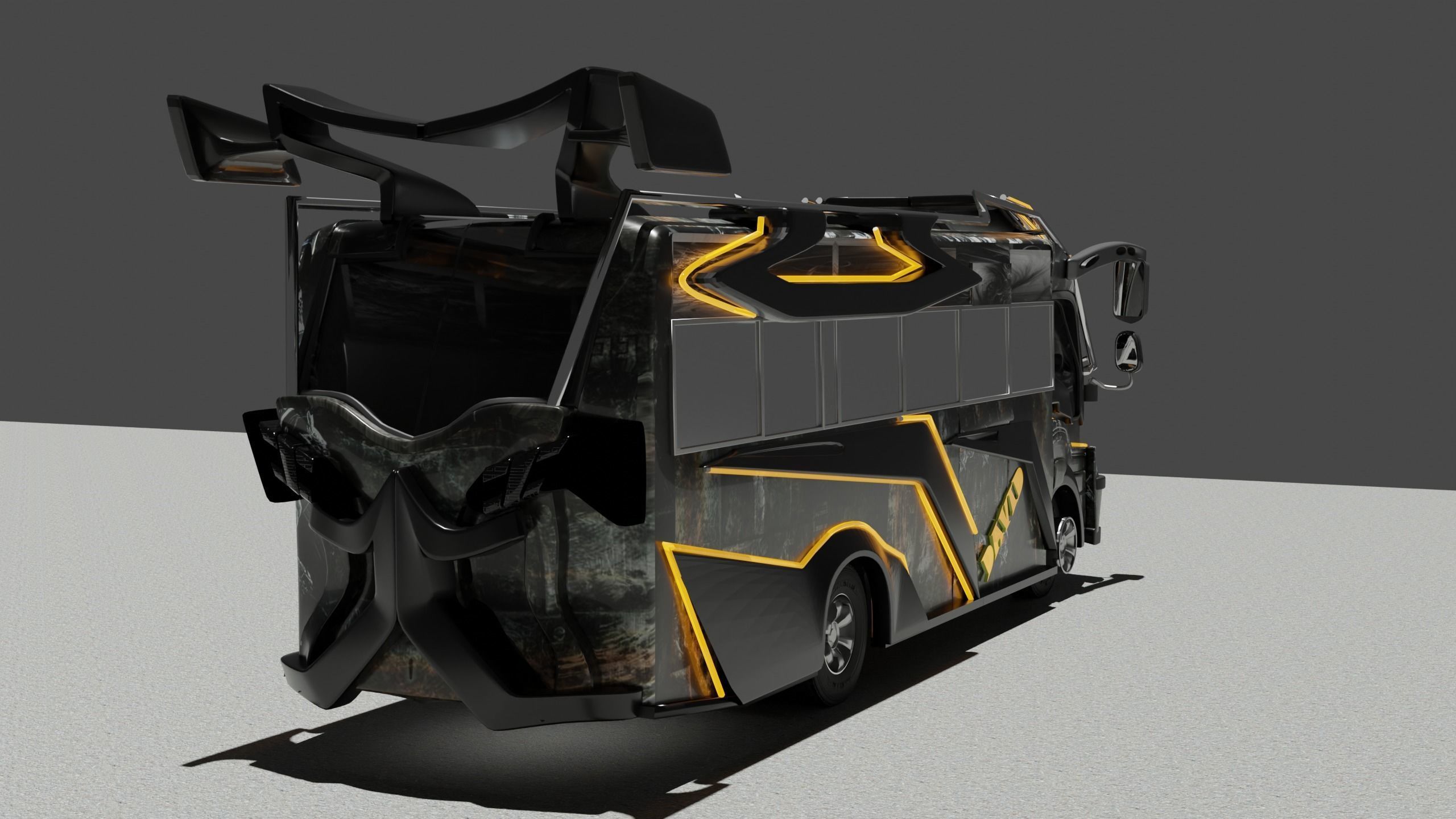 bus matatu 3D model | CGTrader