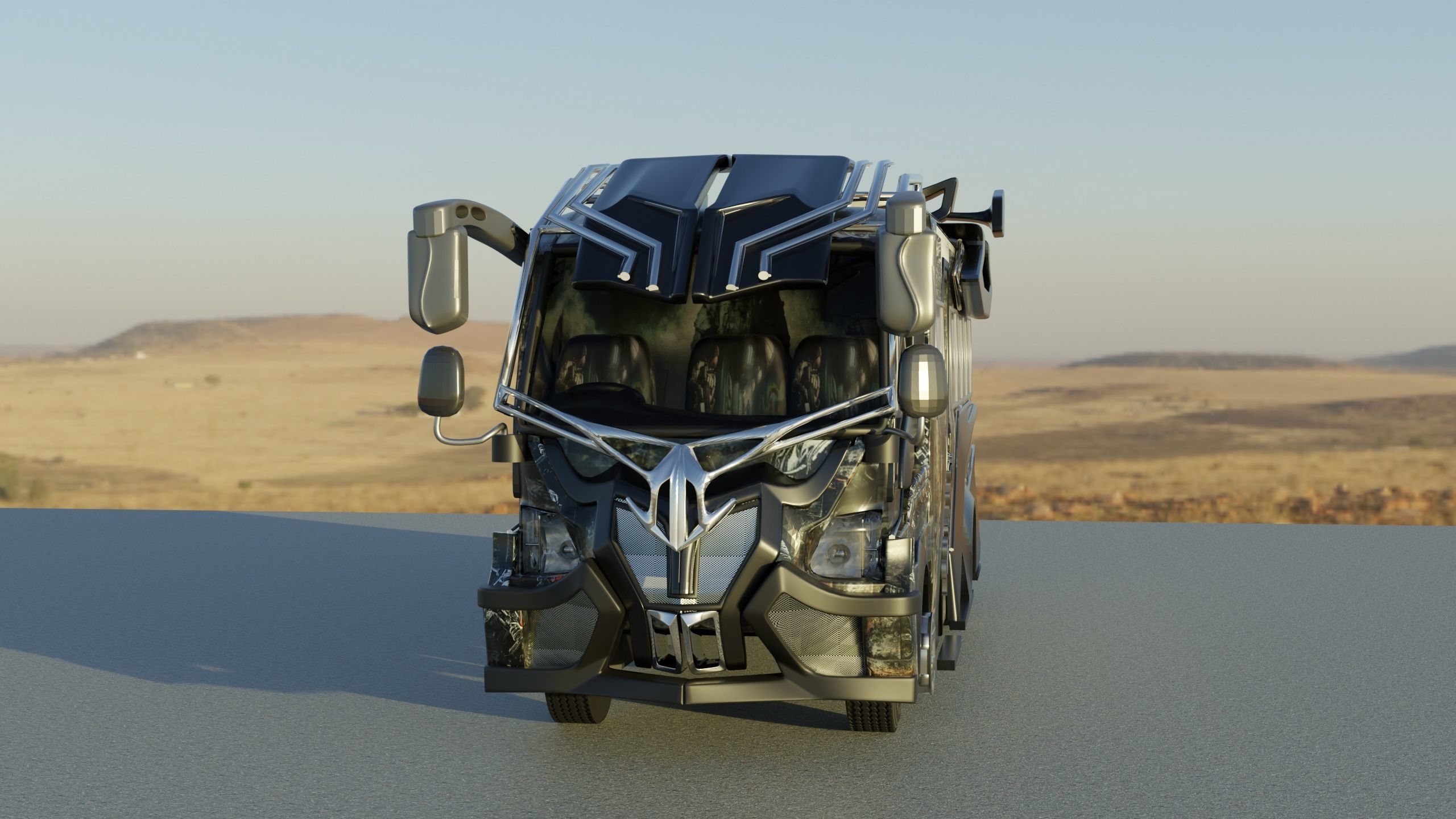 bus matatu 3D model | CGTrader