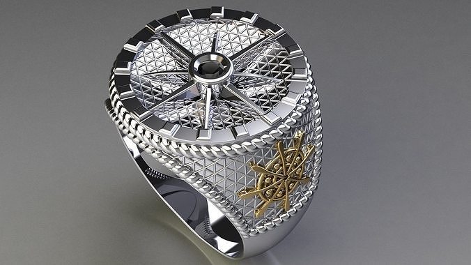 wind ring 3D model 3D printable | CGTrader