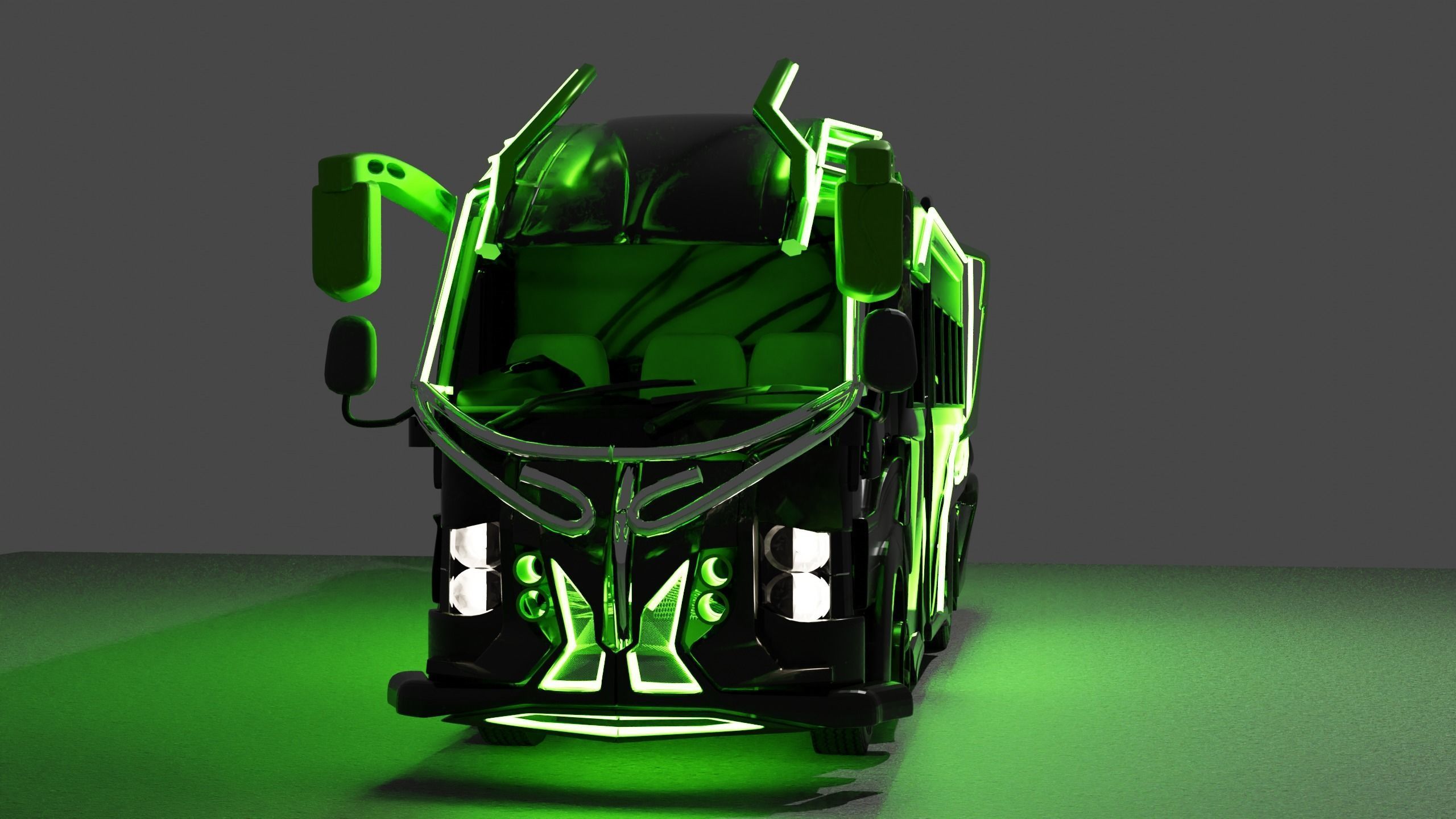 bus matatu 3D model | CGTrader