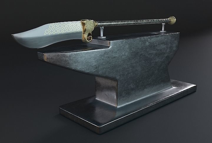 Bhuj ancient Indian weapon 3D model | CGTrader