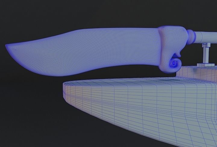 Bhuj ancient Indian weapon 3D model | CGTrader