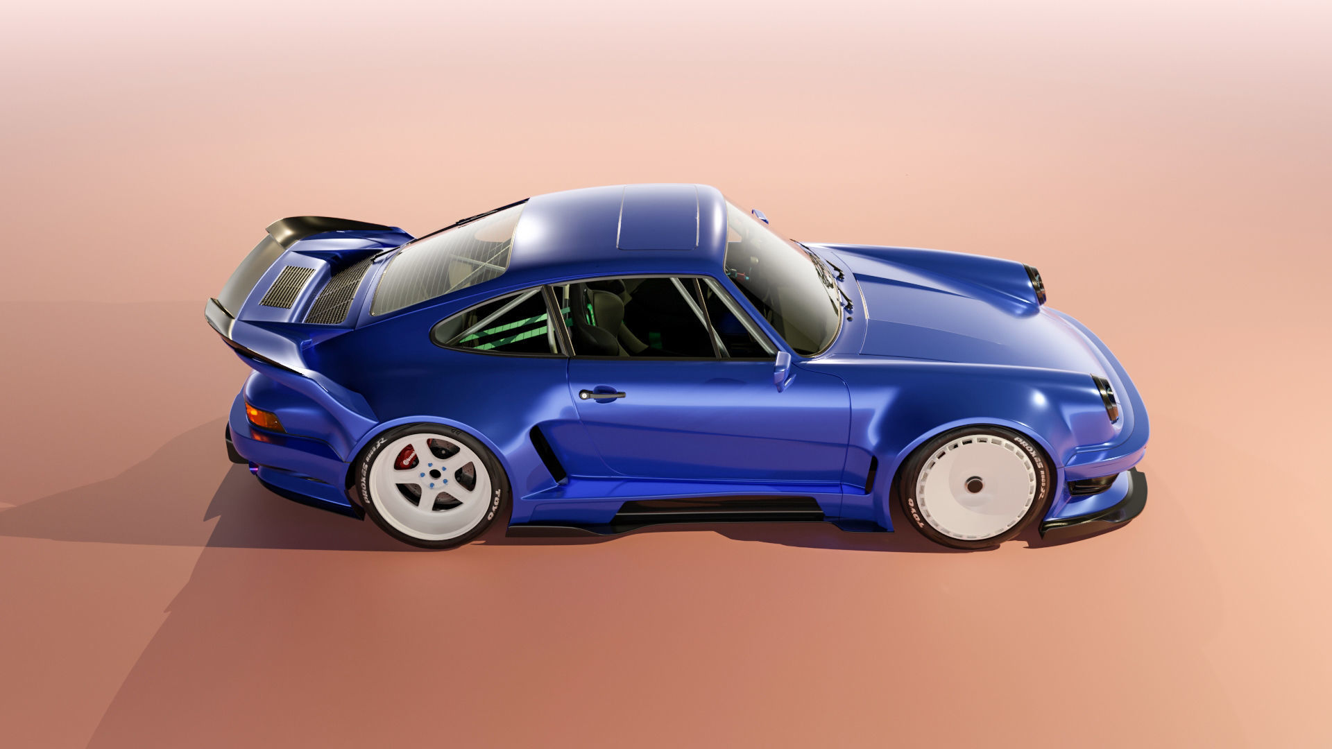 Porsche 911 Widebody kit 3D model | CGTrader