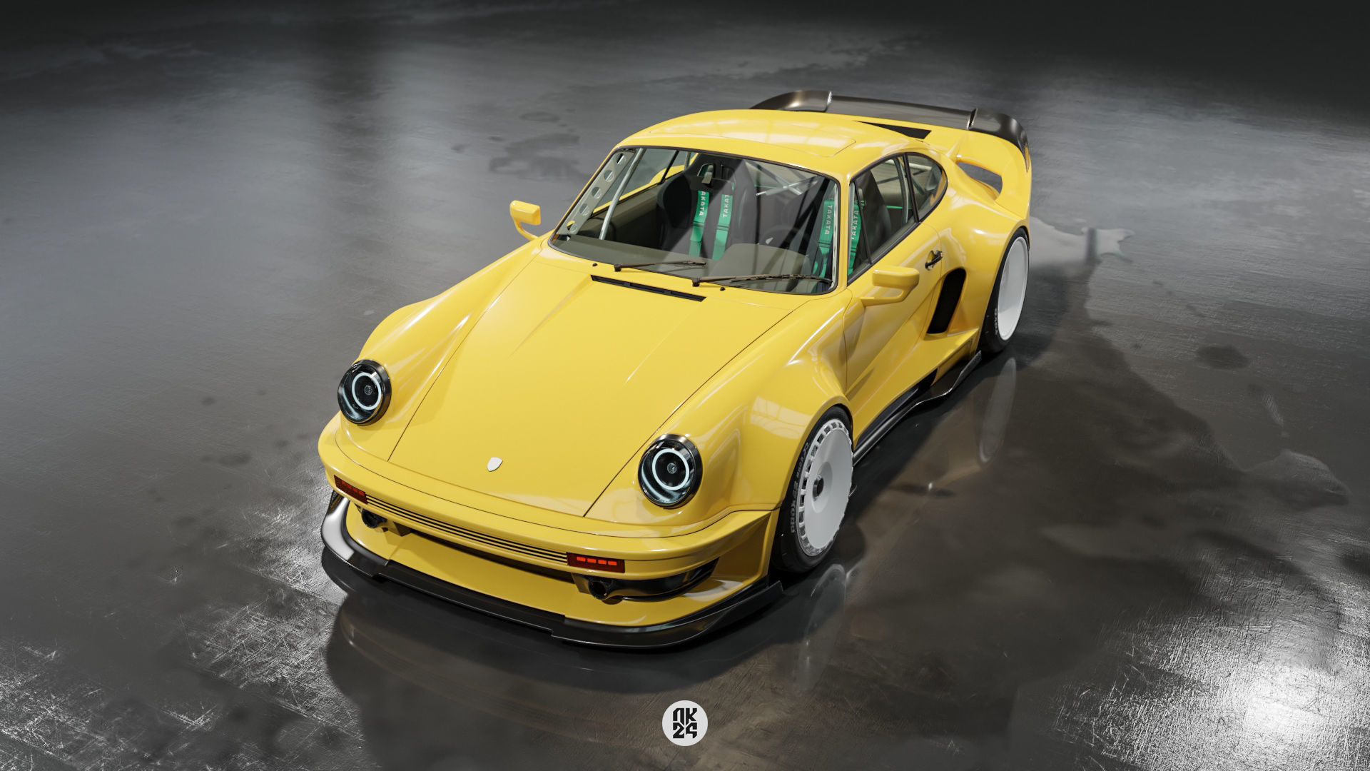 Porsche 911 Widebody kit 3D model | CGTrader