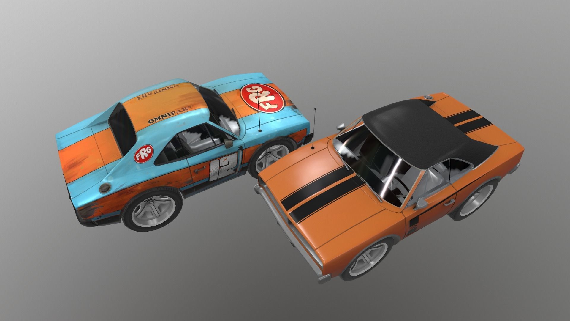 3D model Brawler car VR / AR / low-poly | CGTrader