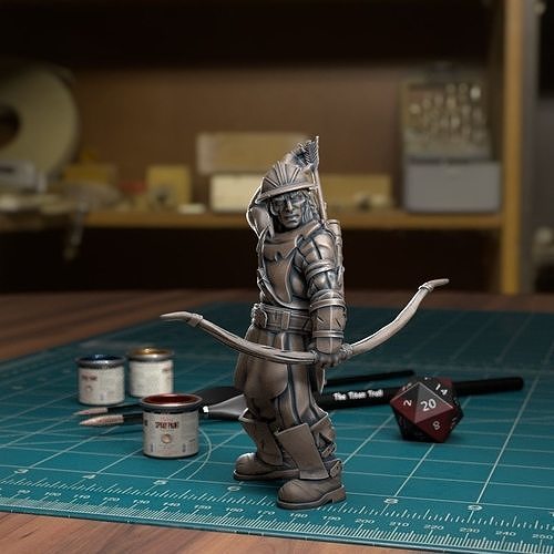 Guard Archer - Pre-Supported 3D model 3D printable | CGTrader