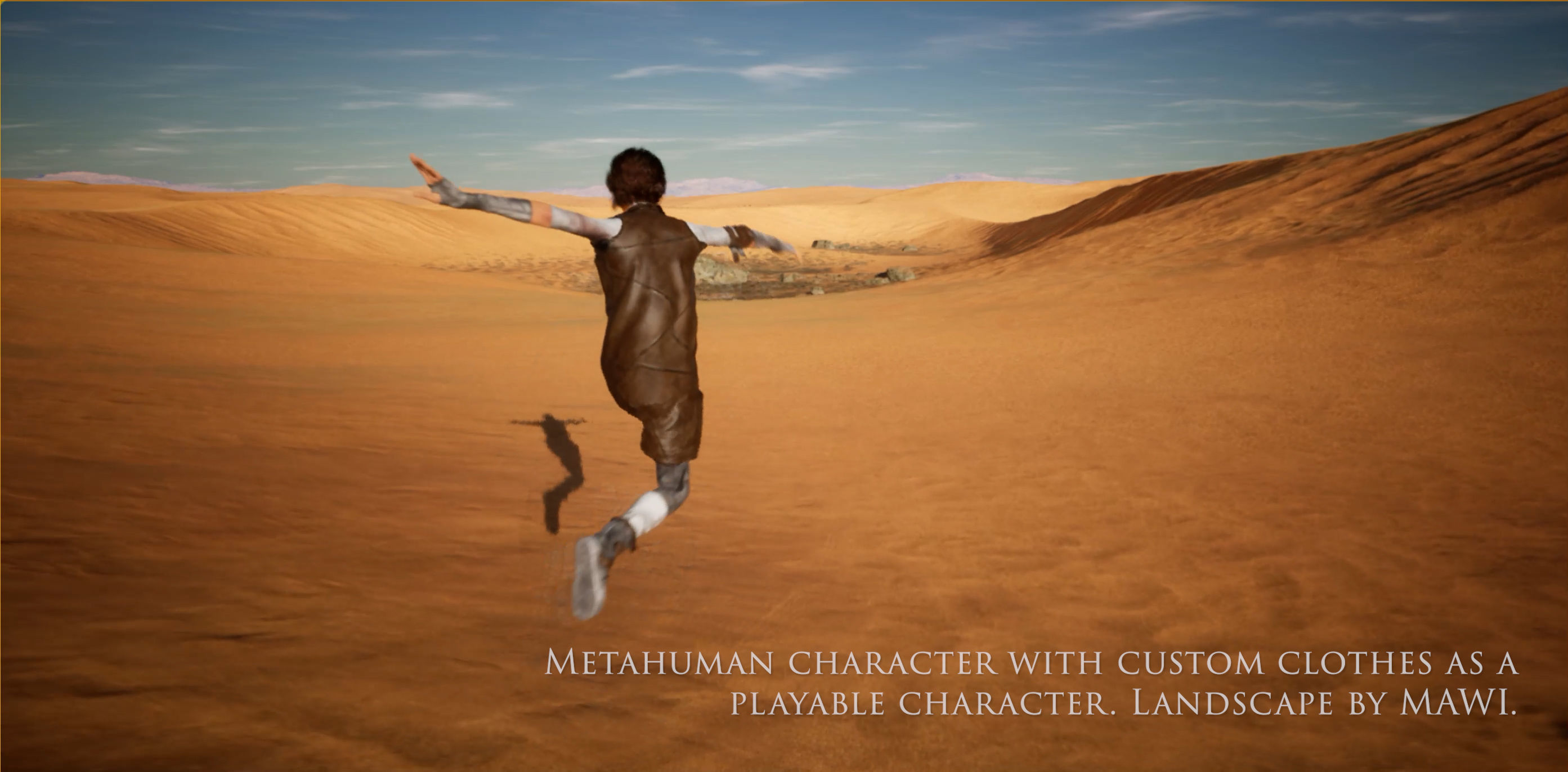 3D model Custom female outfit for Metahuman character VR / AR / low ...