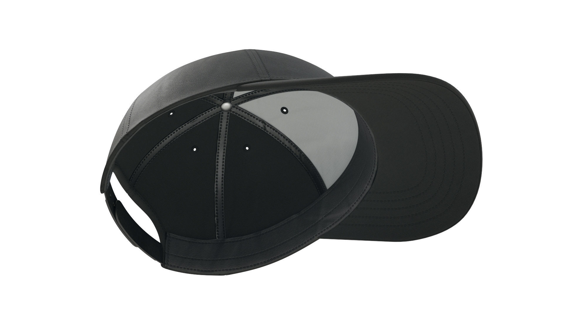 Baseball cap black 3D model | CGTrader