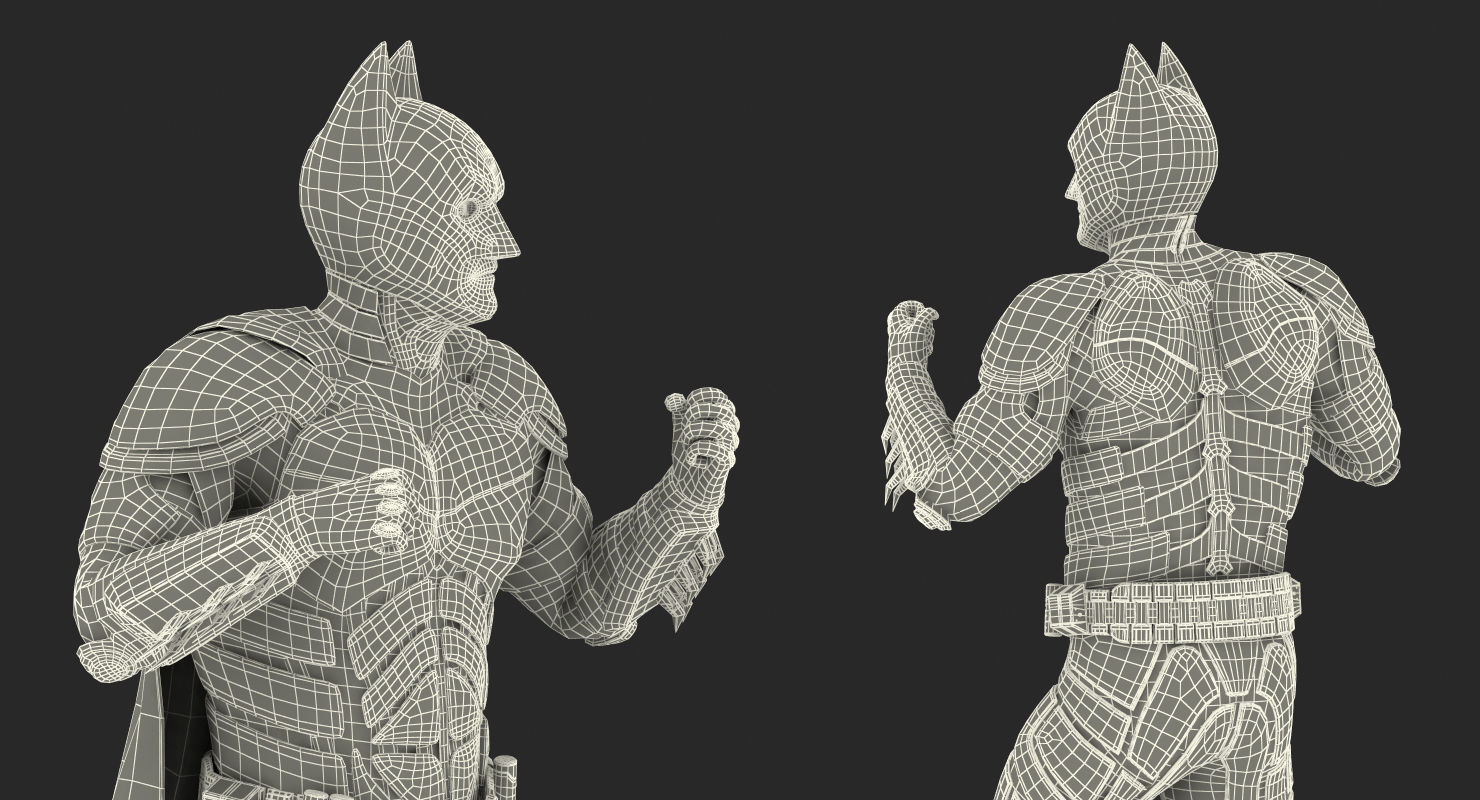Batman Fighting Pose 3D model | CGTrader