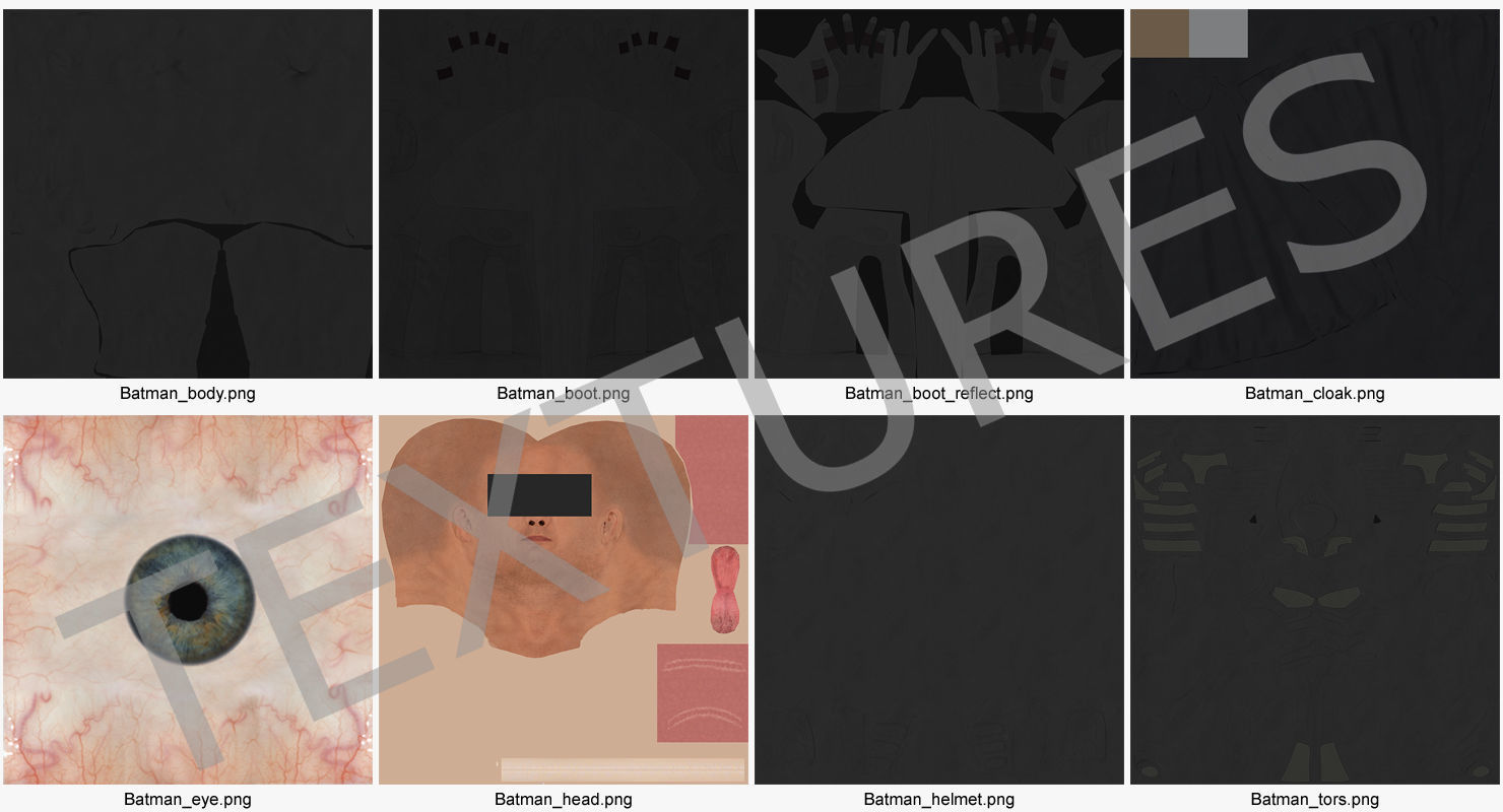 Batman Fighting Pose 3D model | CGTrader