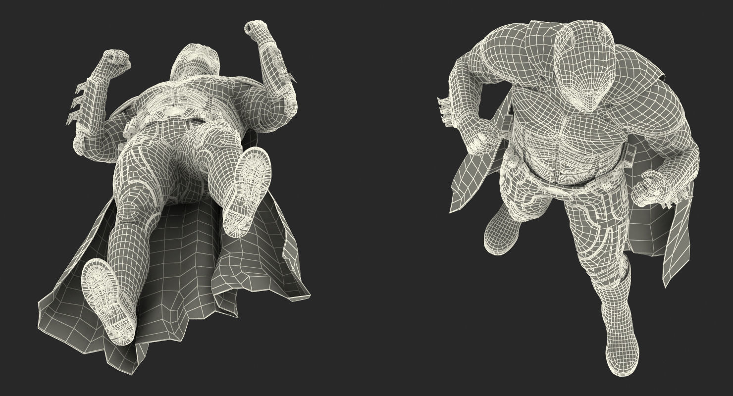 Batman Fighting Pose 3D model | CGTrader