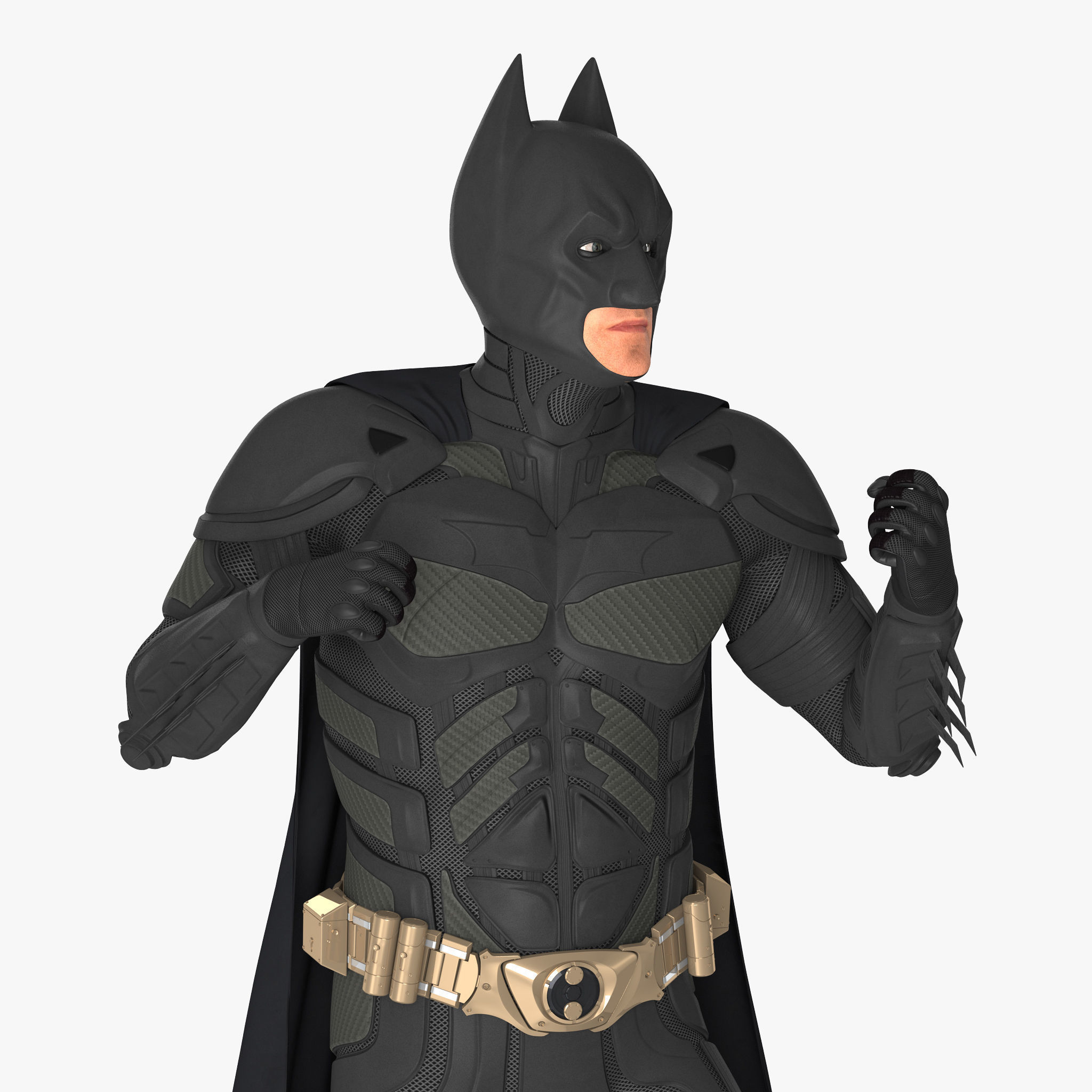Batman Fighting Pose 3D model | CGTrader