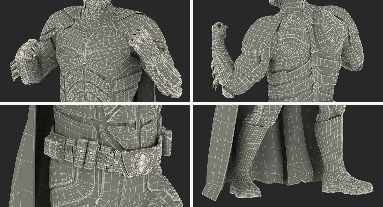 Batman Fighting Pose 3D model | CGTrader