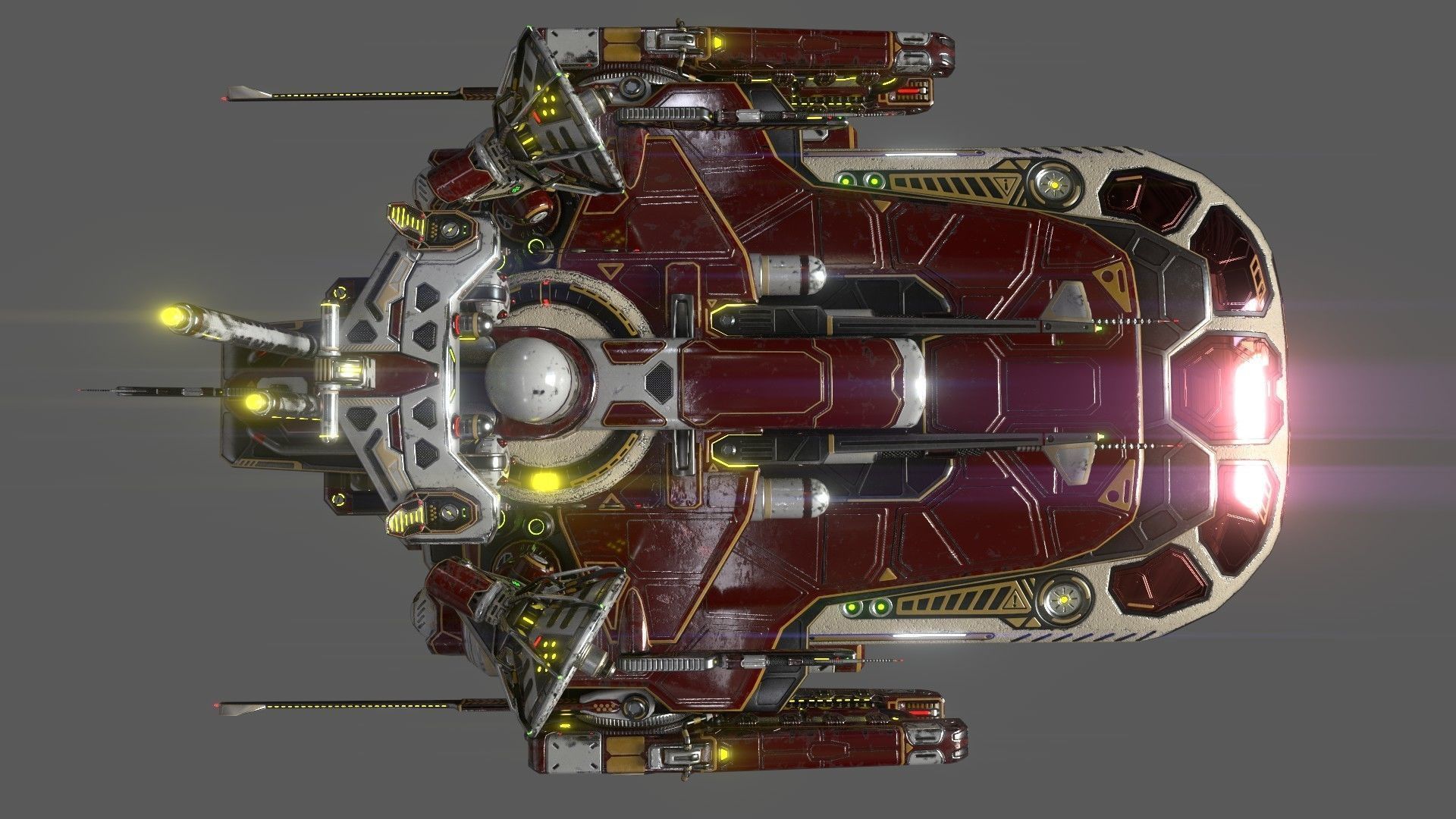 Imperial Large Command Module 3D model animated | CGTrader