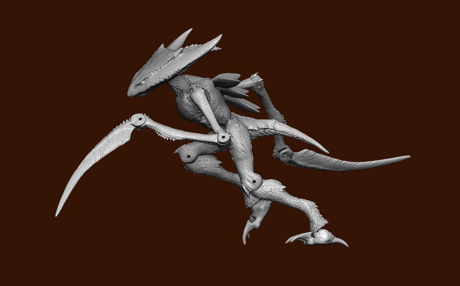 Pokemon Kabutops action realistic figure 3D model | CGTrader