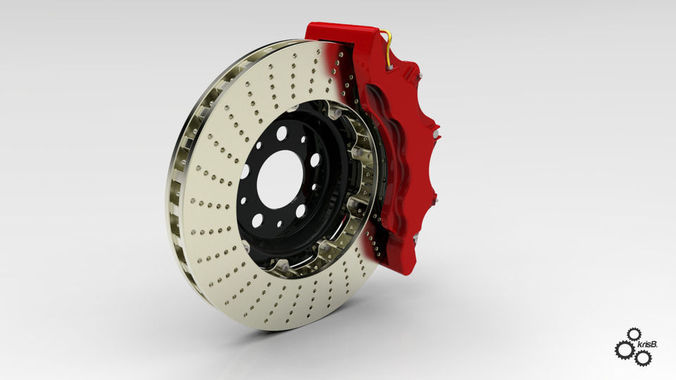Car brakes by KrisB free 3D model | CGTrader