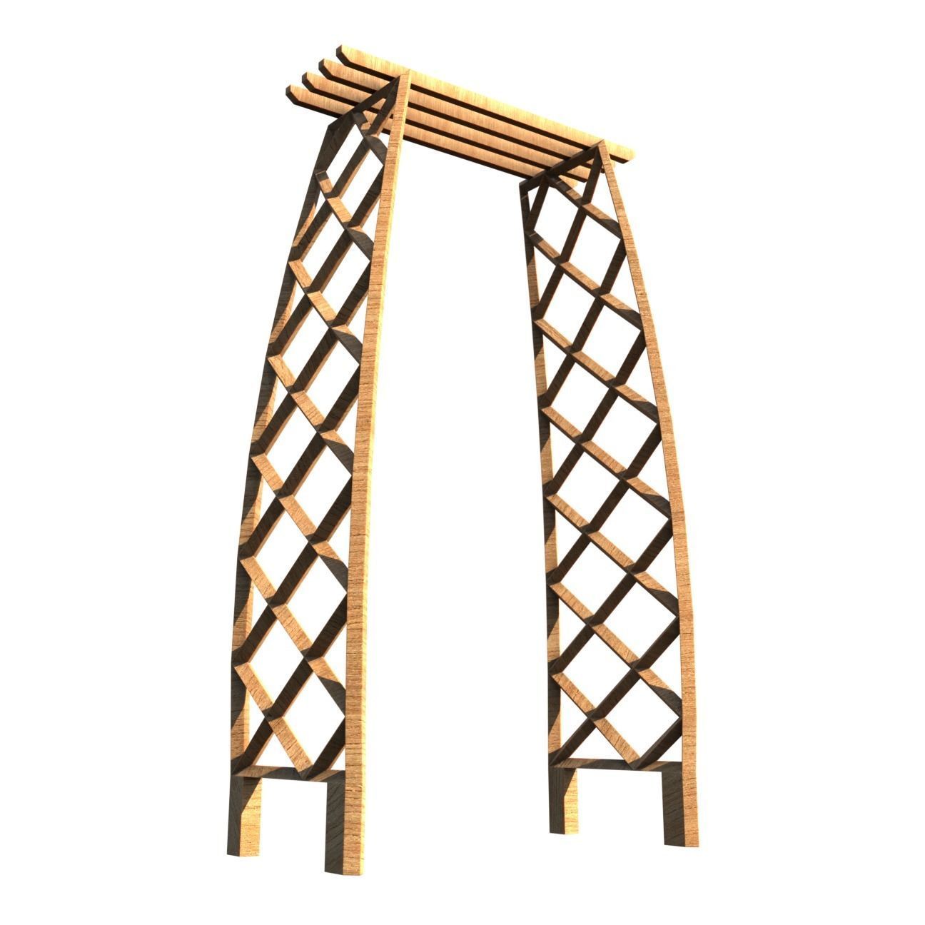 Garden Trellis 3D model | CGTrader