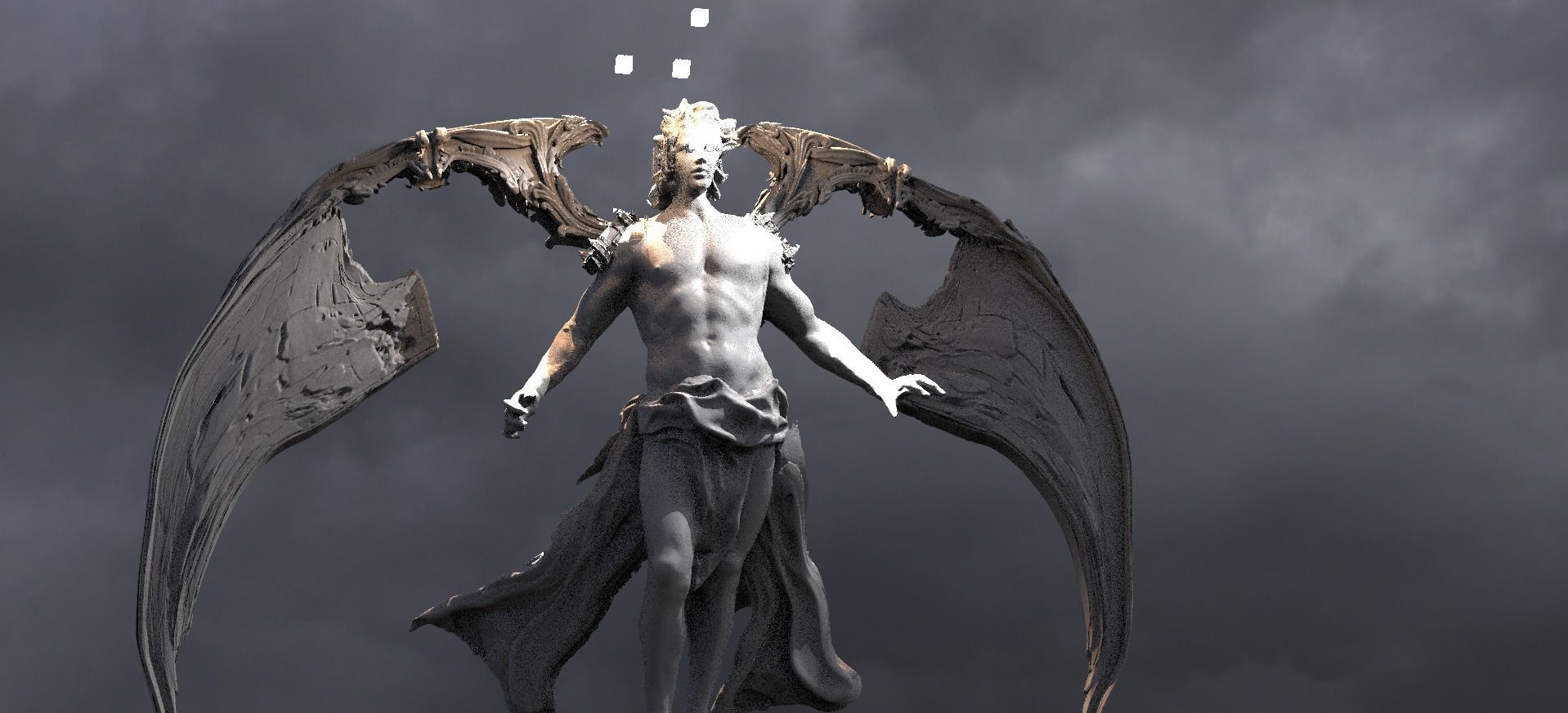 Devine kingdom Arch Angel 2 3D model | CGTrader