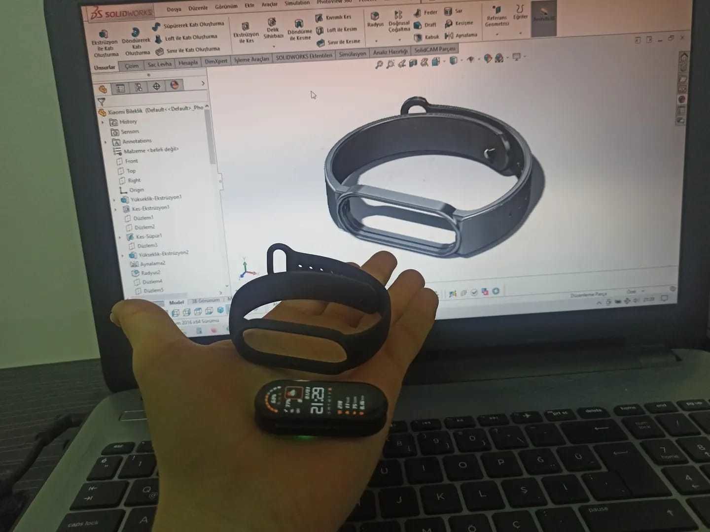 smart wristband CORD 3D model 3D printable | CGTrader