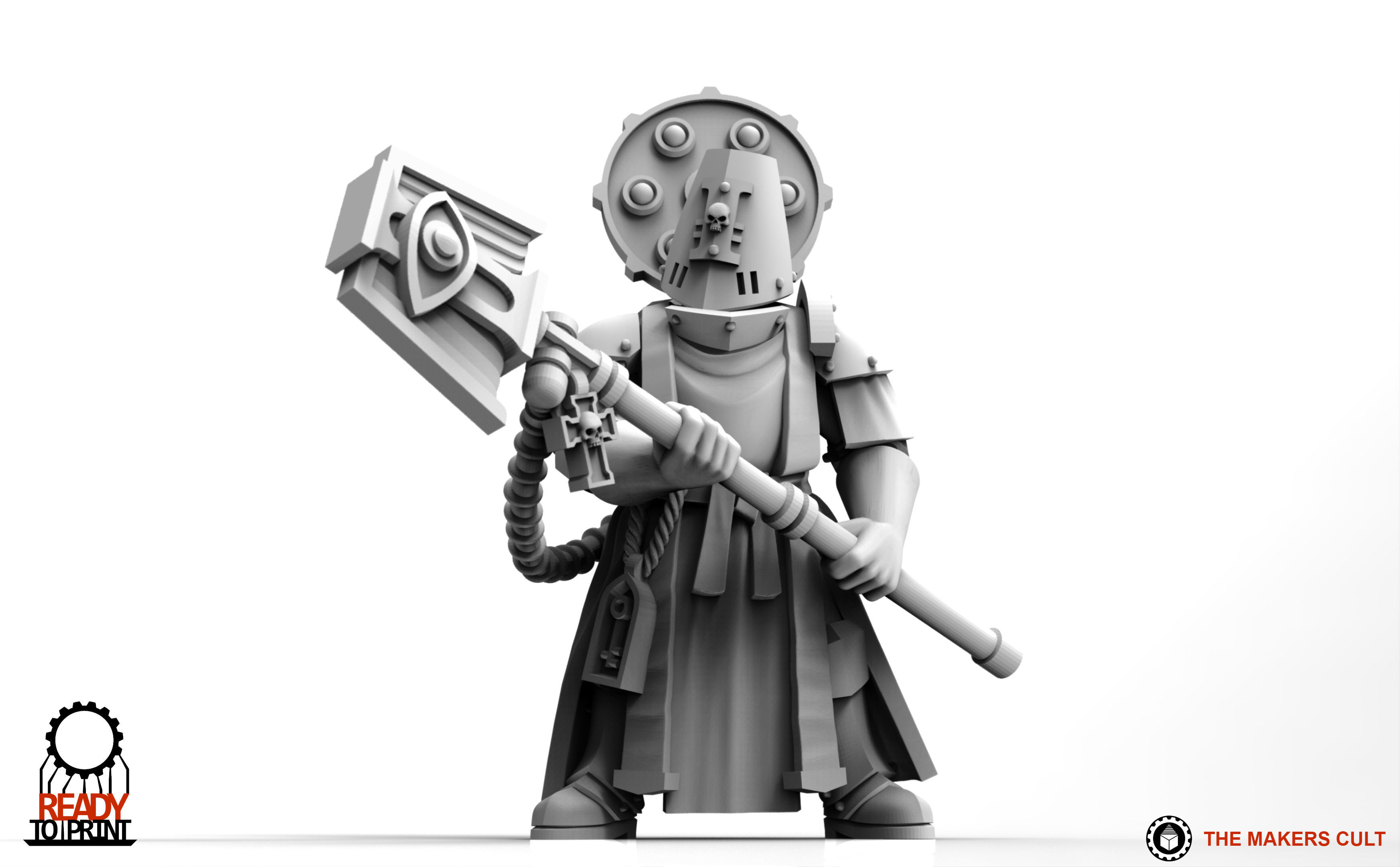 Feudal Guard - Battle Priests 3D model 3D printable | CGTrader