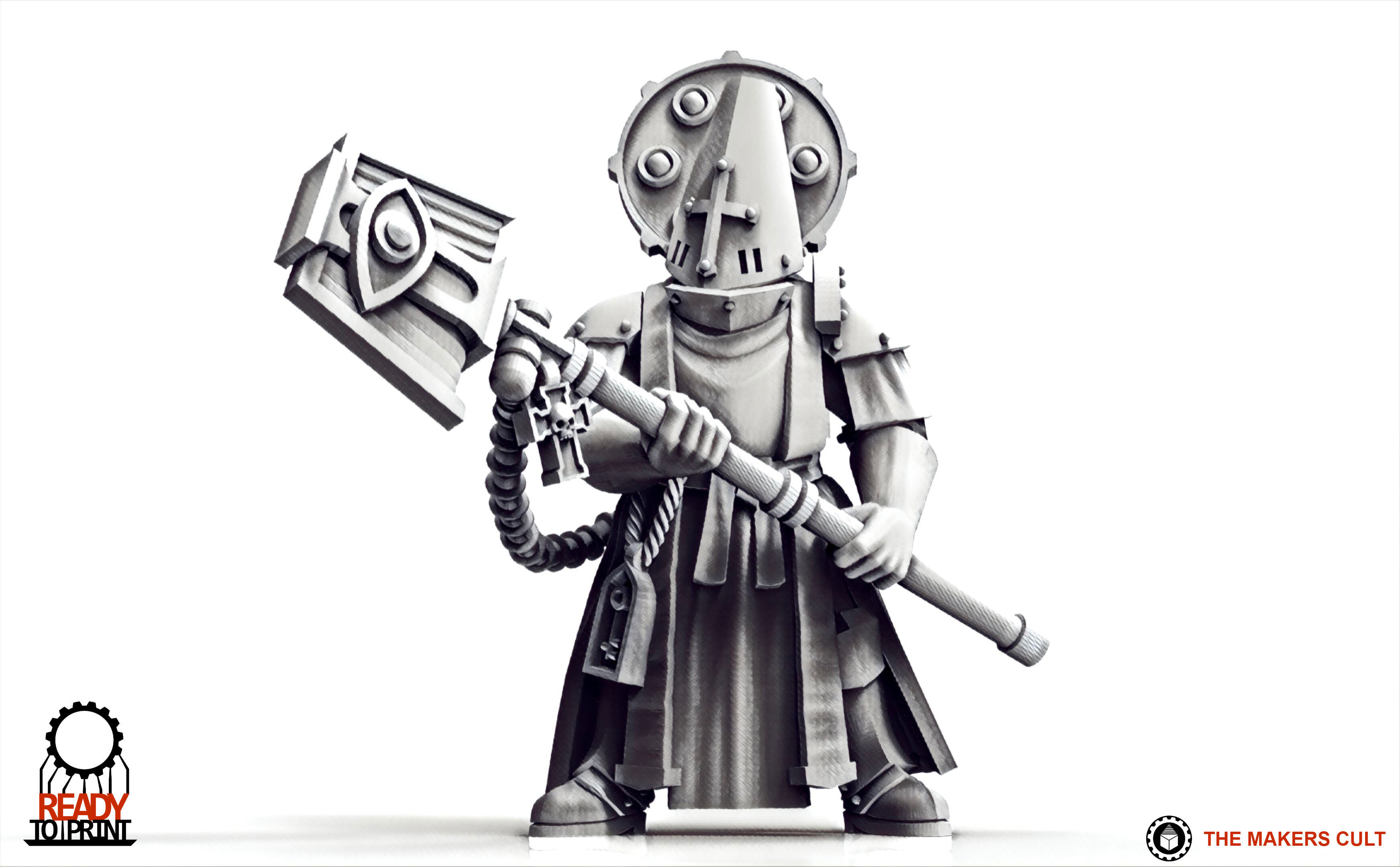 Feudal Guard - Battle Priests 3D model 3D printable | CGTrader