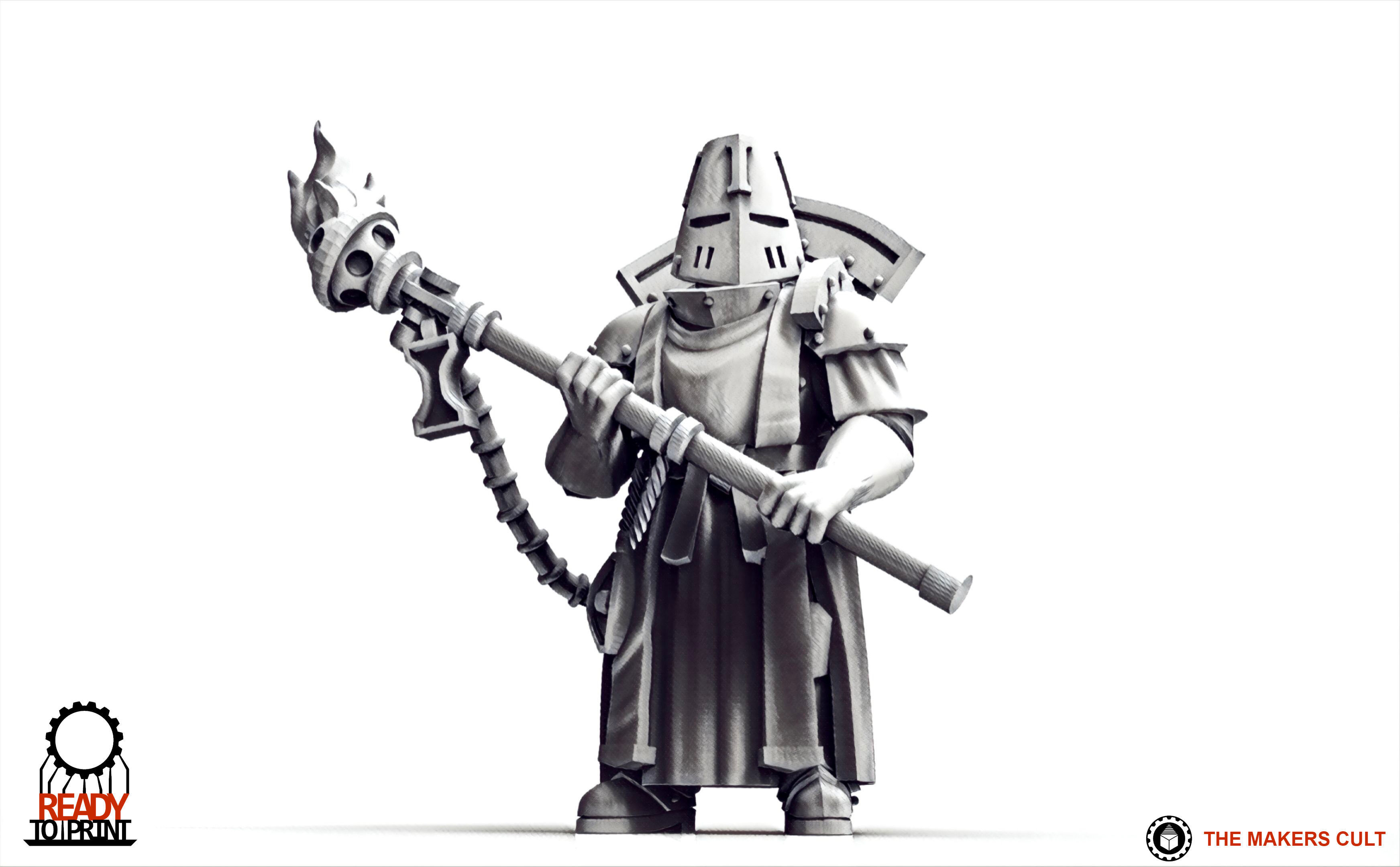 Feudal Guard - Battle Priests 3D model 3D printable | CGTrader