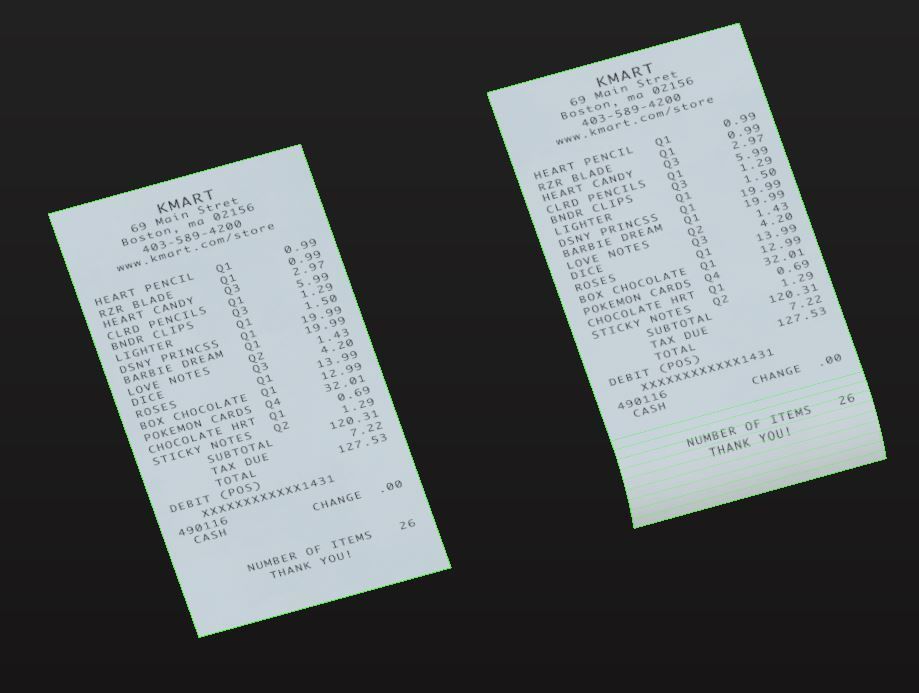 3D model Receipt VR / AR / low-poly | CGTrader