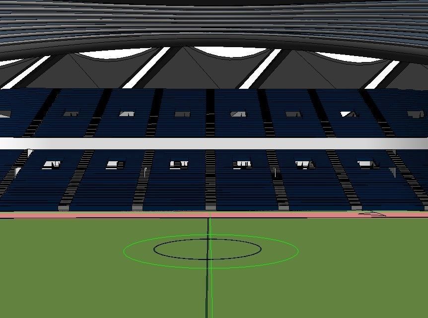 Sports stadium compelete revit project 3D model | CGTrader