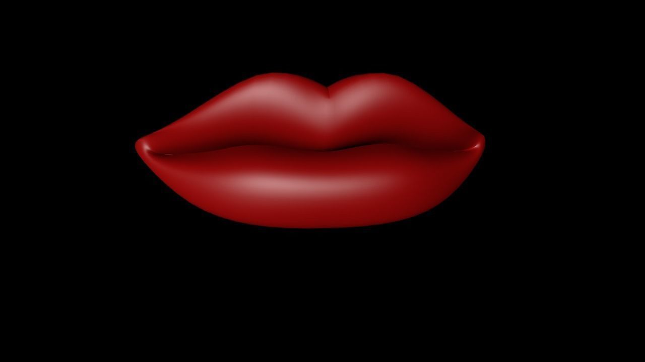 lips 3d 3D model | CGTrader
