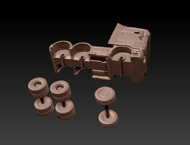 truck 3D model 3D printable | CGTrader