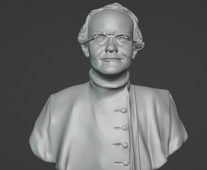 Gregor Mendel 3D model 3D printable | CGTrader