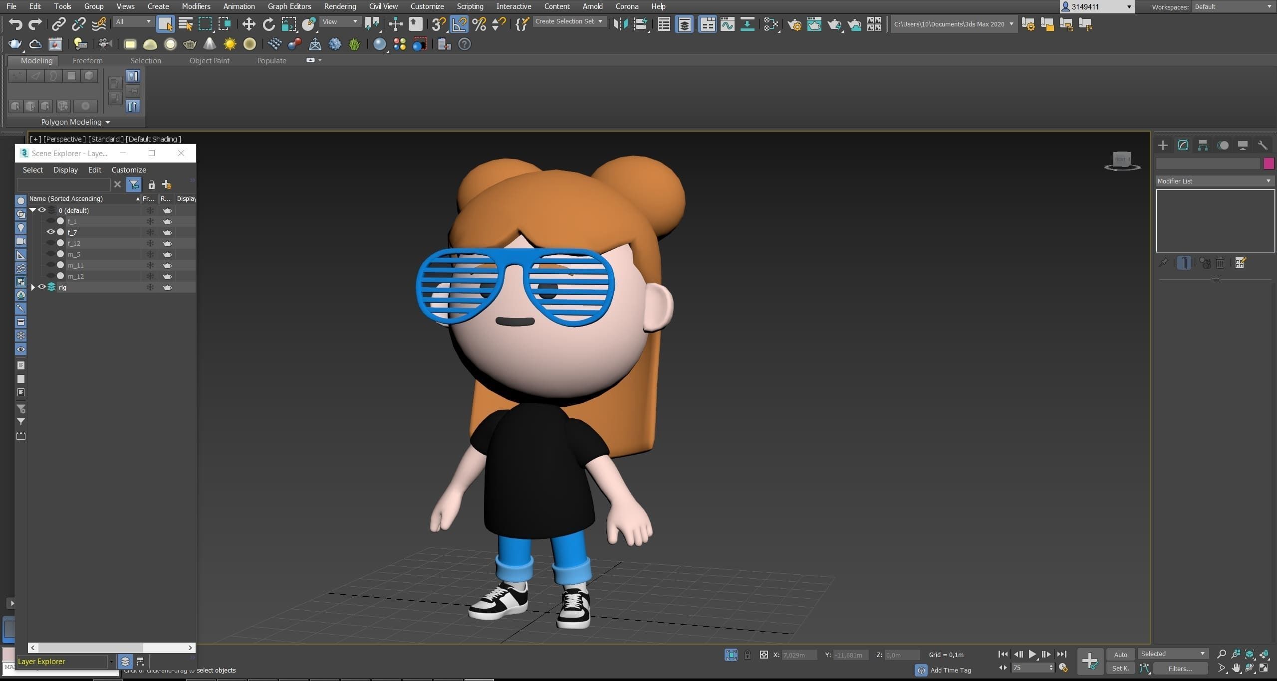 3D model Characters 5 01A VR / AR / low-poly rigged animated | CGTrader