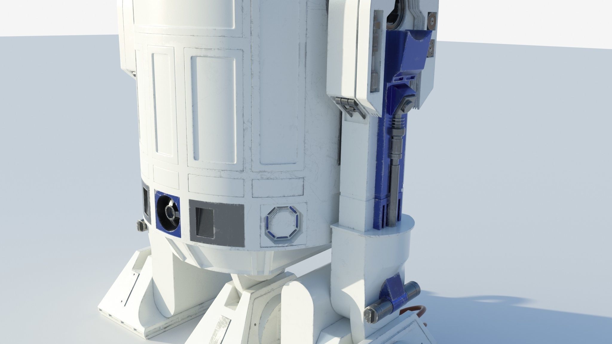 Astromech droid - R2D2 3D model | CGTrader