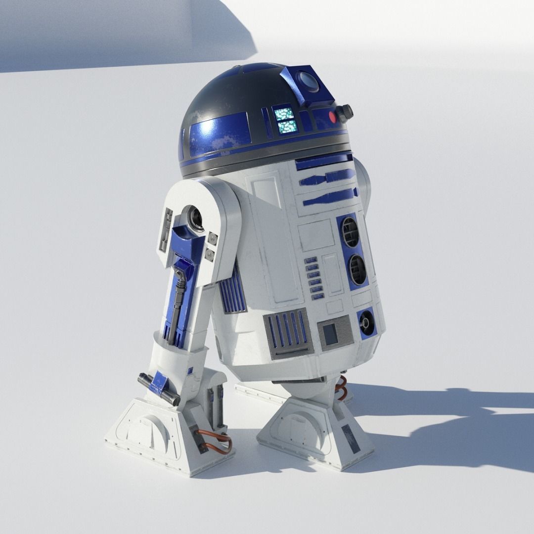 Astromech droid - R2D2 3D model | CGTrader