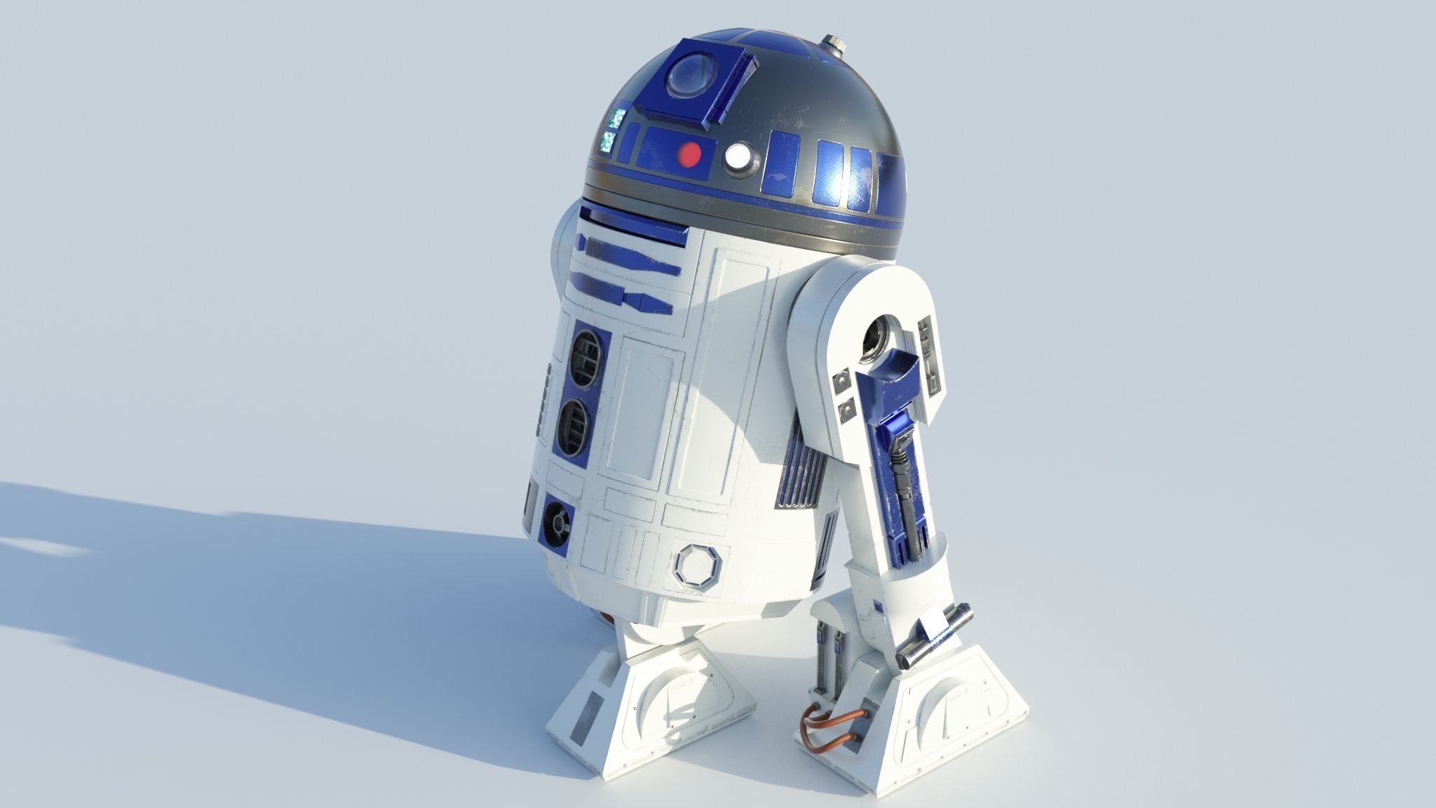 Astromech droid - R2D2 3D model | CGTrader