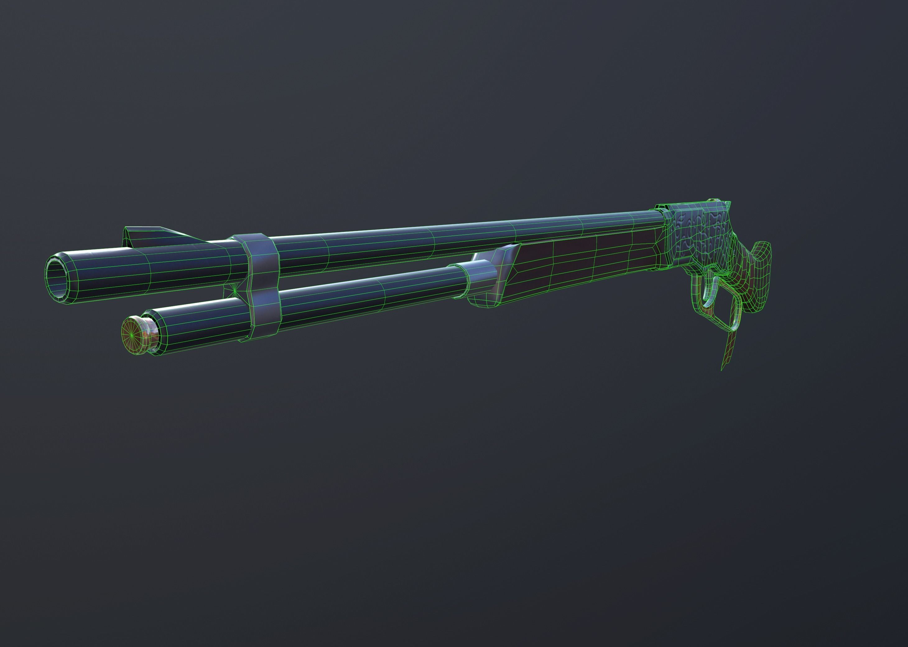 3D model Stylized rifle VR / AR / low-poly | CGTrader