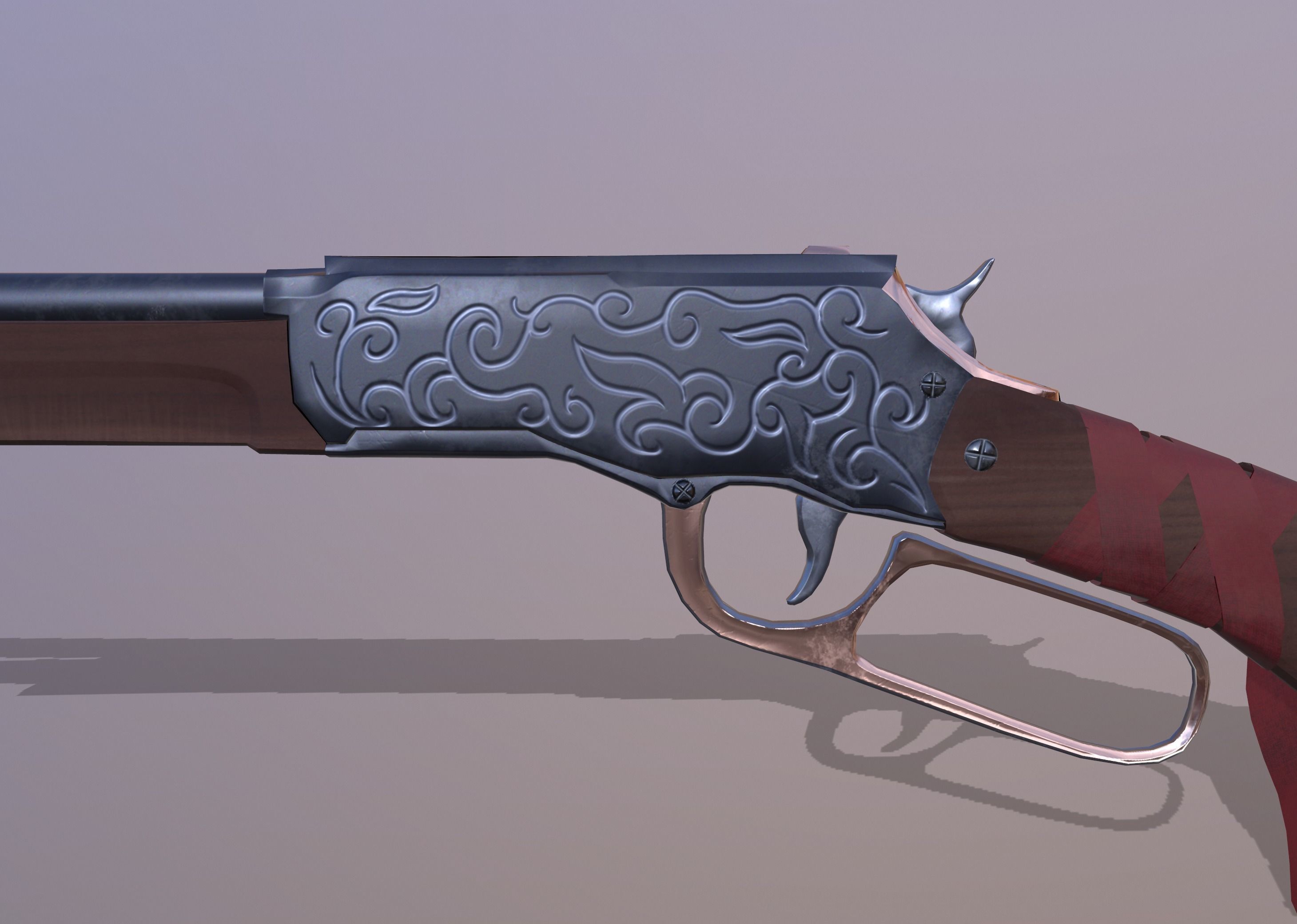 3D model Stylized rifle VR / AR / low-poly | CGTrader