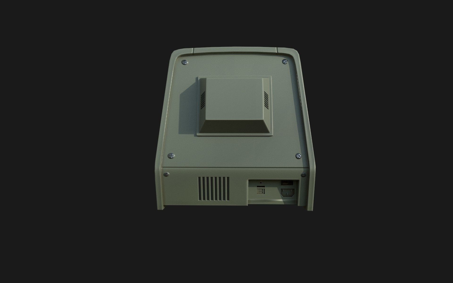3D model Retro Stylized Computer - Tutorial Included VR / AR / low-poly ...